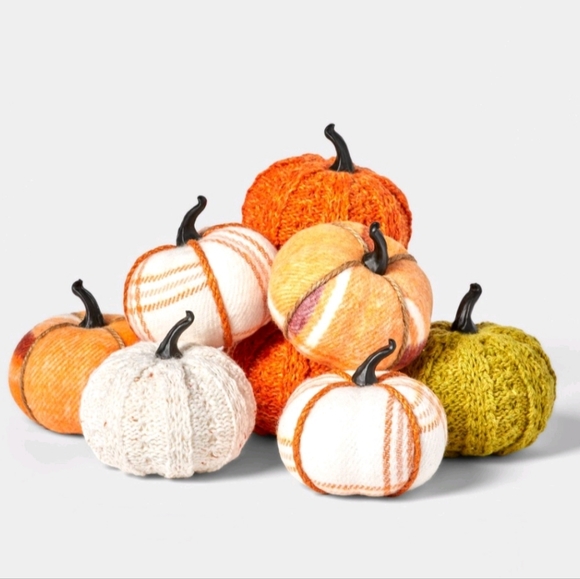 Target | Holiday | Target Hyde Eek 8ct Mixed Colors Knit Pumpkin ...